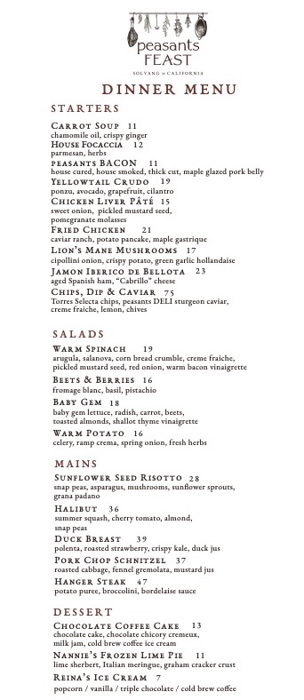 home - peasants FEAST